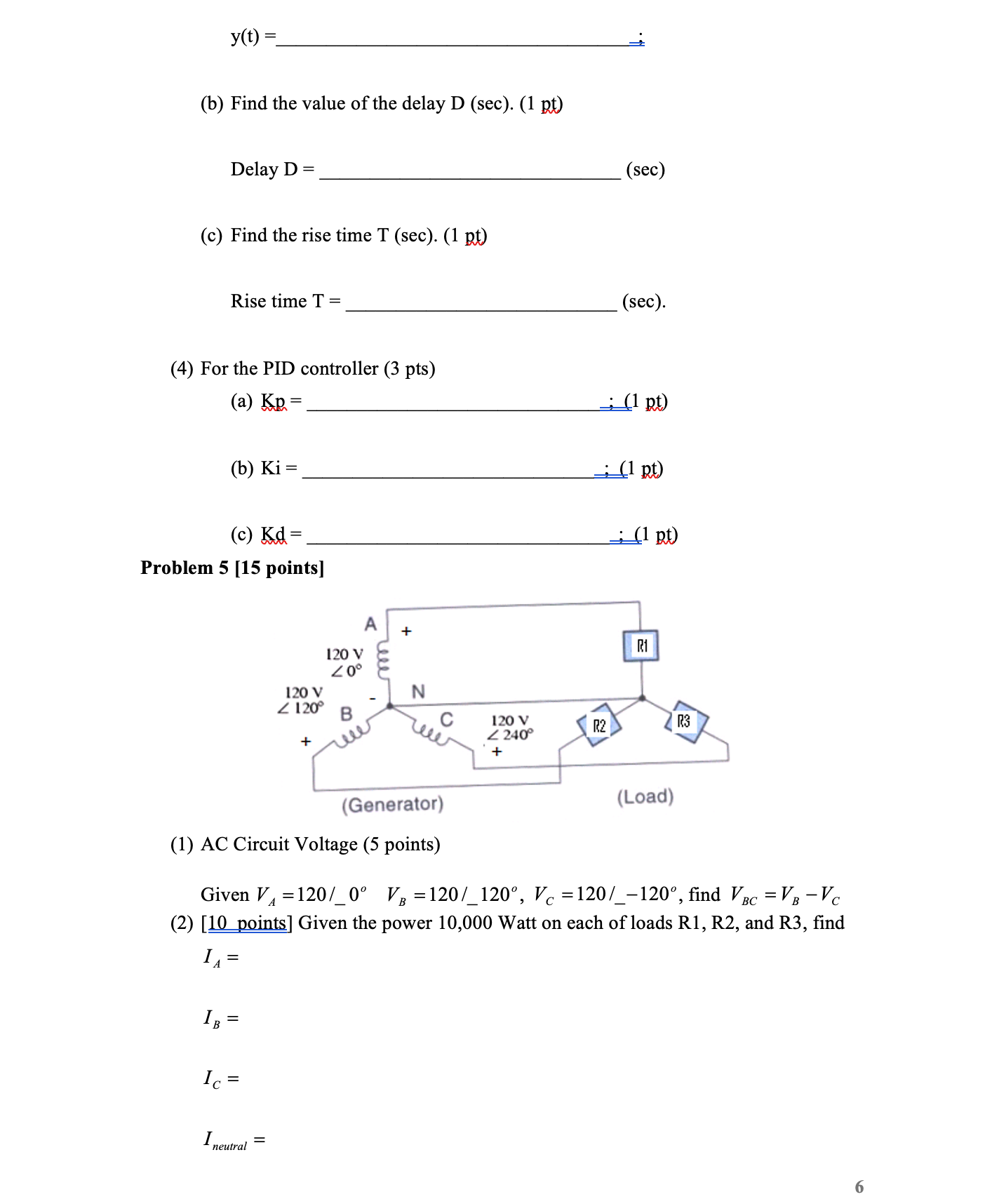 Problem 4 [10 points] Given a unit step command to a | Chegg.com