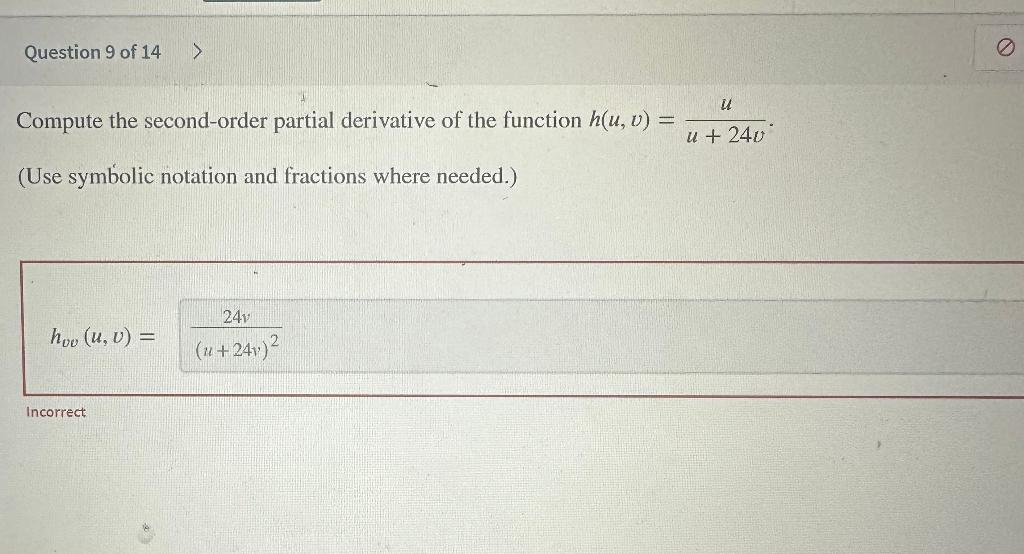 Solved Compute the second-order partial derivative of the | Chegg.com