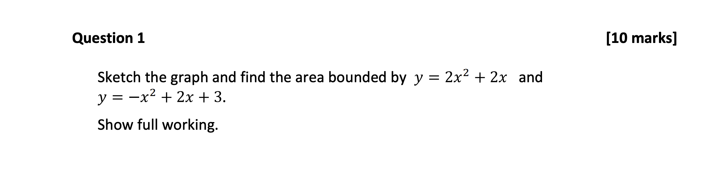 Solved Sketch the graph and find the area bounded by | Chegg.com