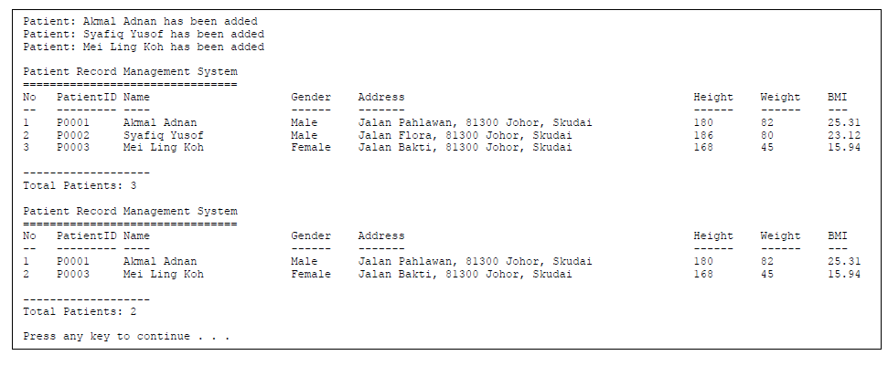 (Solved) : Must Write Complete C Program Consists Person Address ...