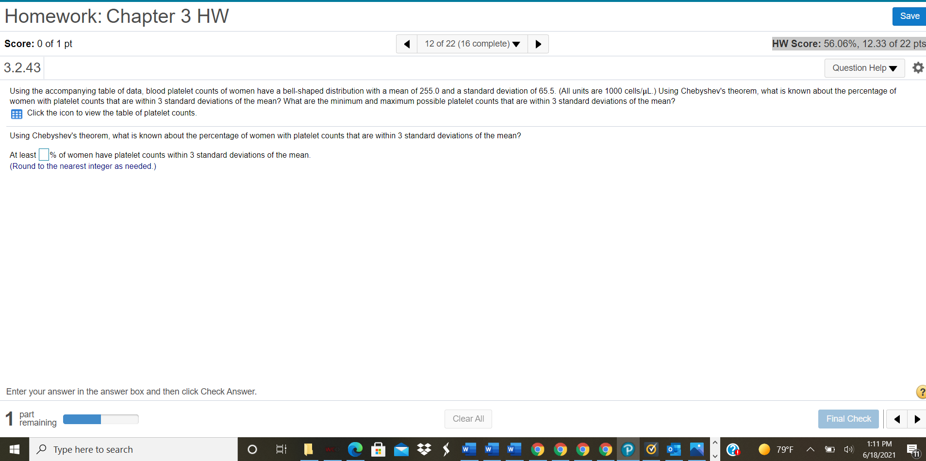 Solved Homework Chapter 3 Hw Save Score 0 Of 1 Pt 12 Of 22