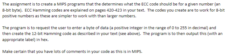 Solved * For this assignment, please provide the MIPS code | Chegg.com