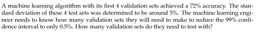Solved A machine learning algorithm with its first 4 | Chegg.com