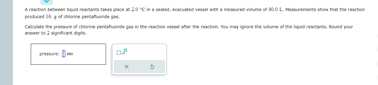 Solved A reaction between liquid reactants takes place at | Chegg.com
