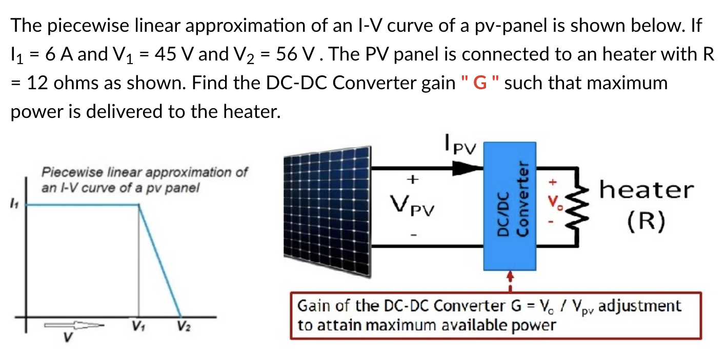 Solved The piecewise linear approximation of an I-V curve of | Chegg.com
