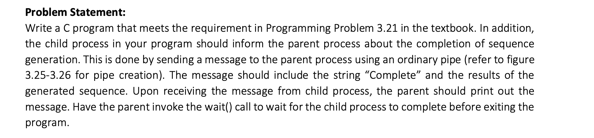 Problem Statement: Write a C program that meets the | Chegg.com