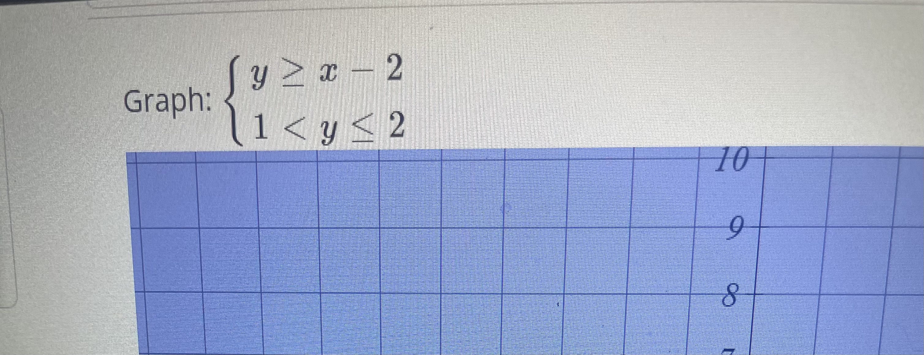 Solved Graph: {y≥x−21 | Chegg.com