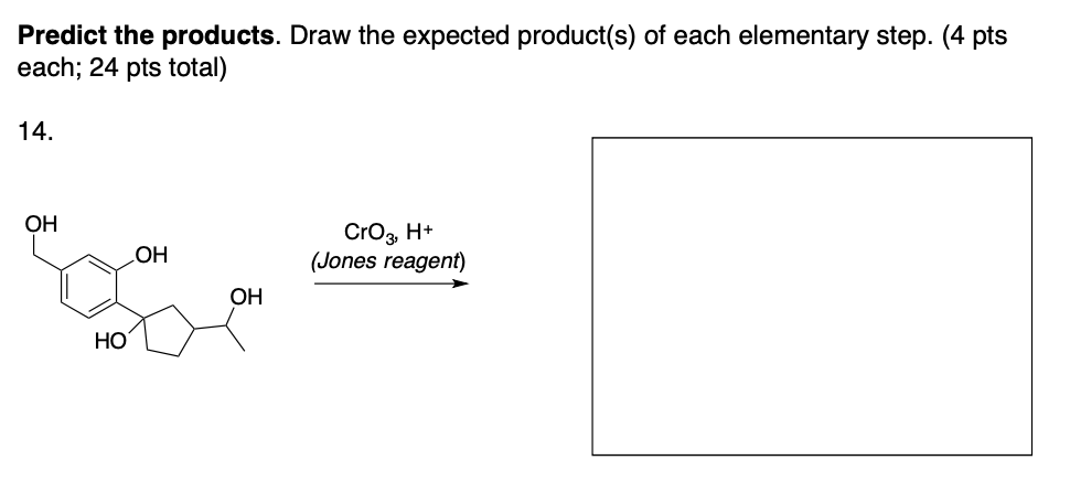 Solved Predict the products. Draw the expected product(s) of | Chegg.com