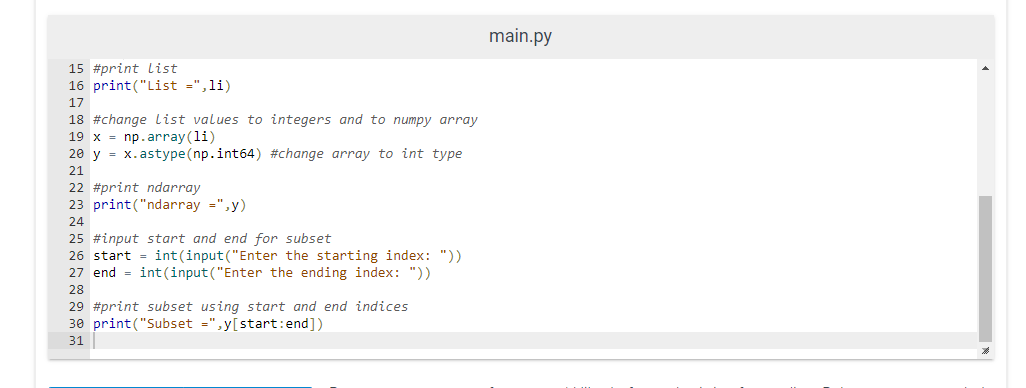 Solved Write a program that prompts a user to enter values | Chegg.com