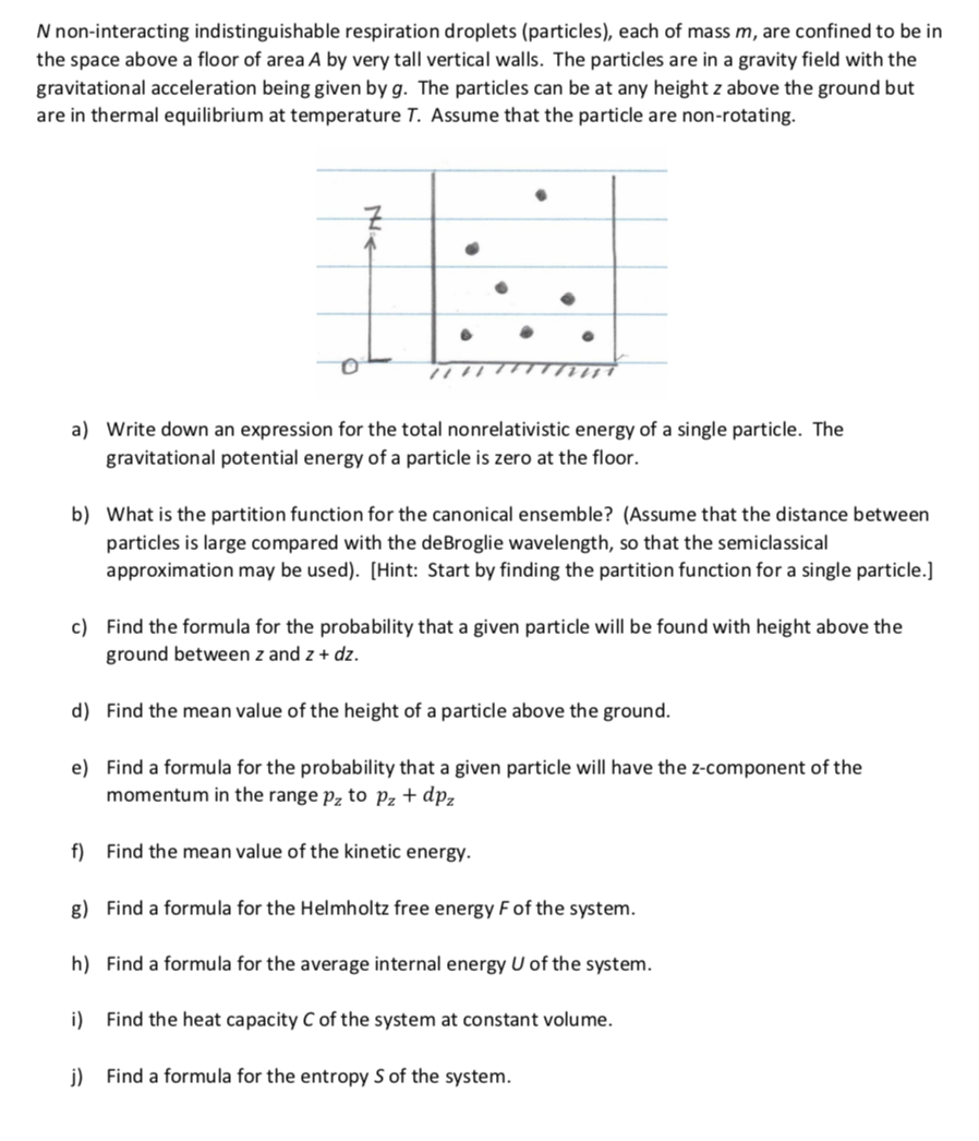 Solved N non-interacting indistinguishable respiration | Chegg.com