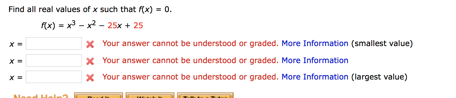Solved Find all real values of x such that f(x) = 0. f(x) | Chegg.com