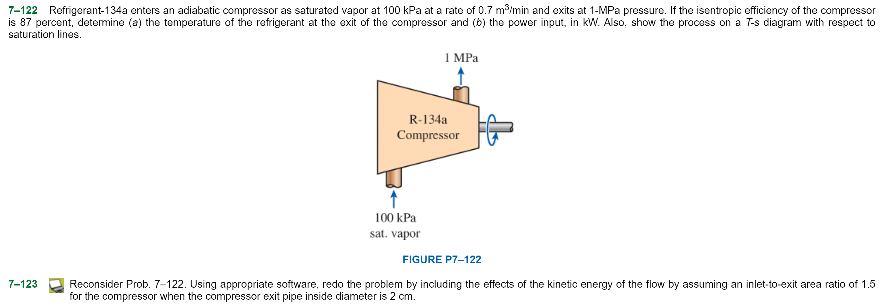 Solved Reconsider Prob. 7–122. Using appropriate software, | Chegg.com Solved Reconsider Prob. 7–122. Using appropriate software, | Chegg.com