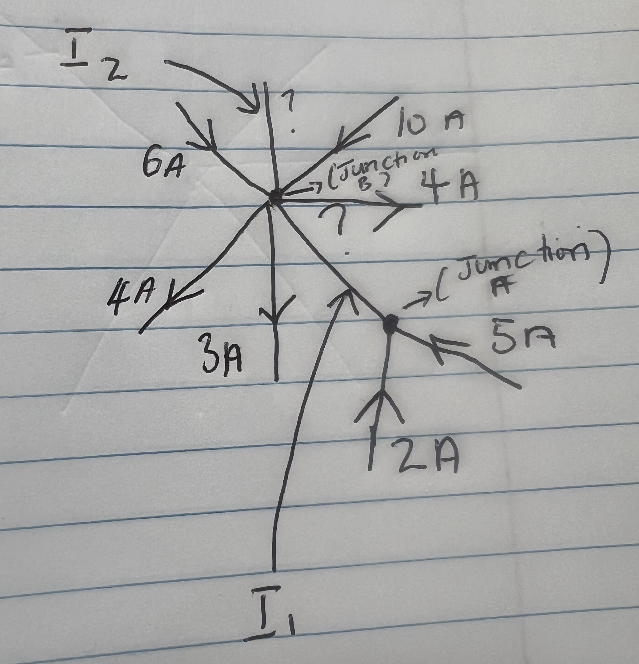 Solved Find the current that flows in I1 and I2. State | Chegg.com