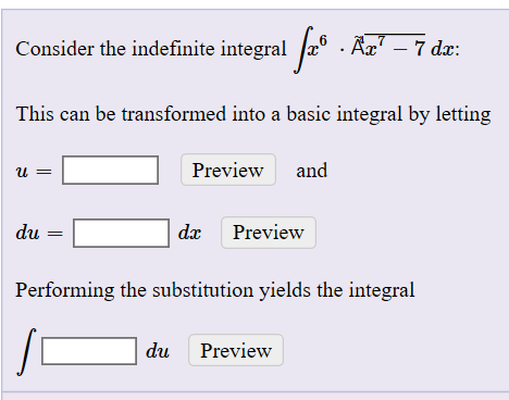 Solved Consider the indefinite integral (x® - Az? – 7 da: | Chegg.com
