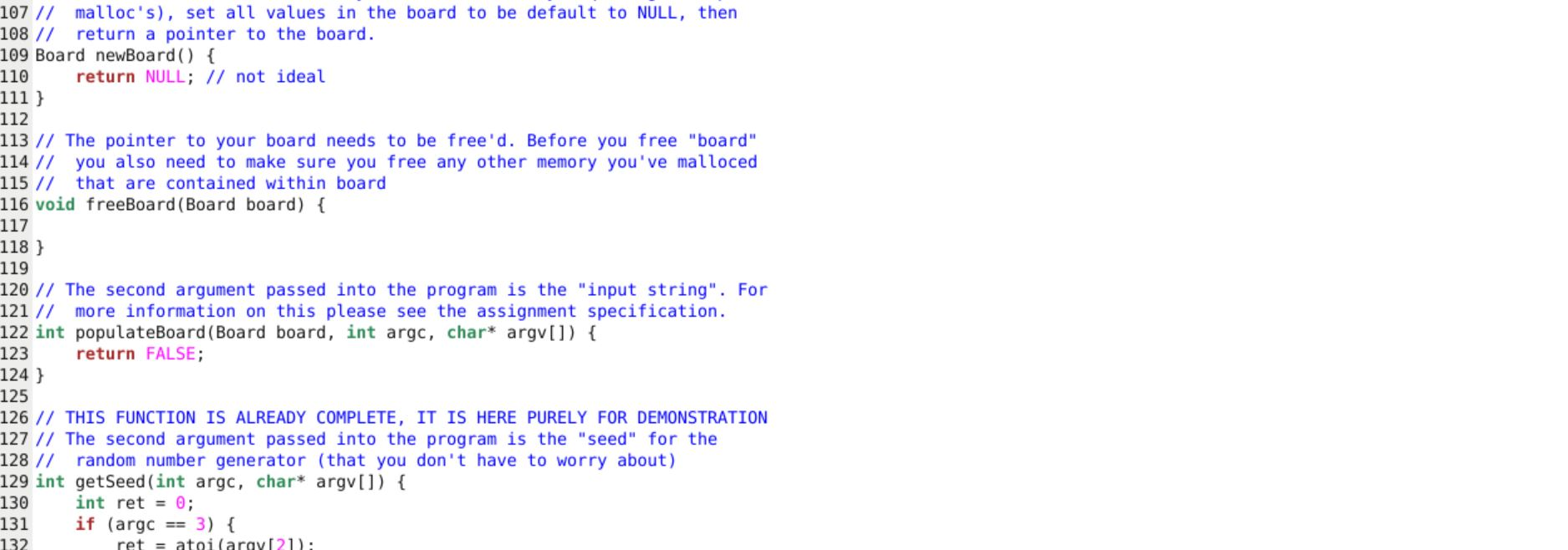 Solved #C language programming task. Making the 2048 game in | Chegg.com