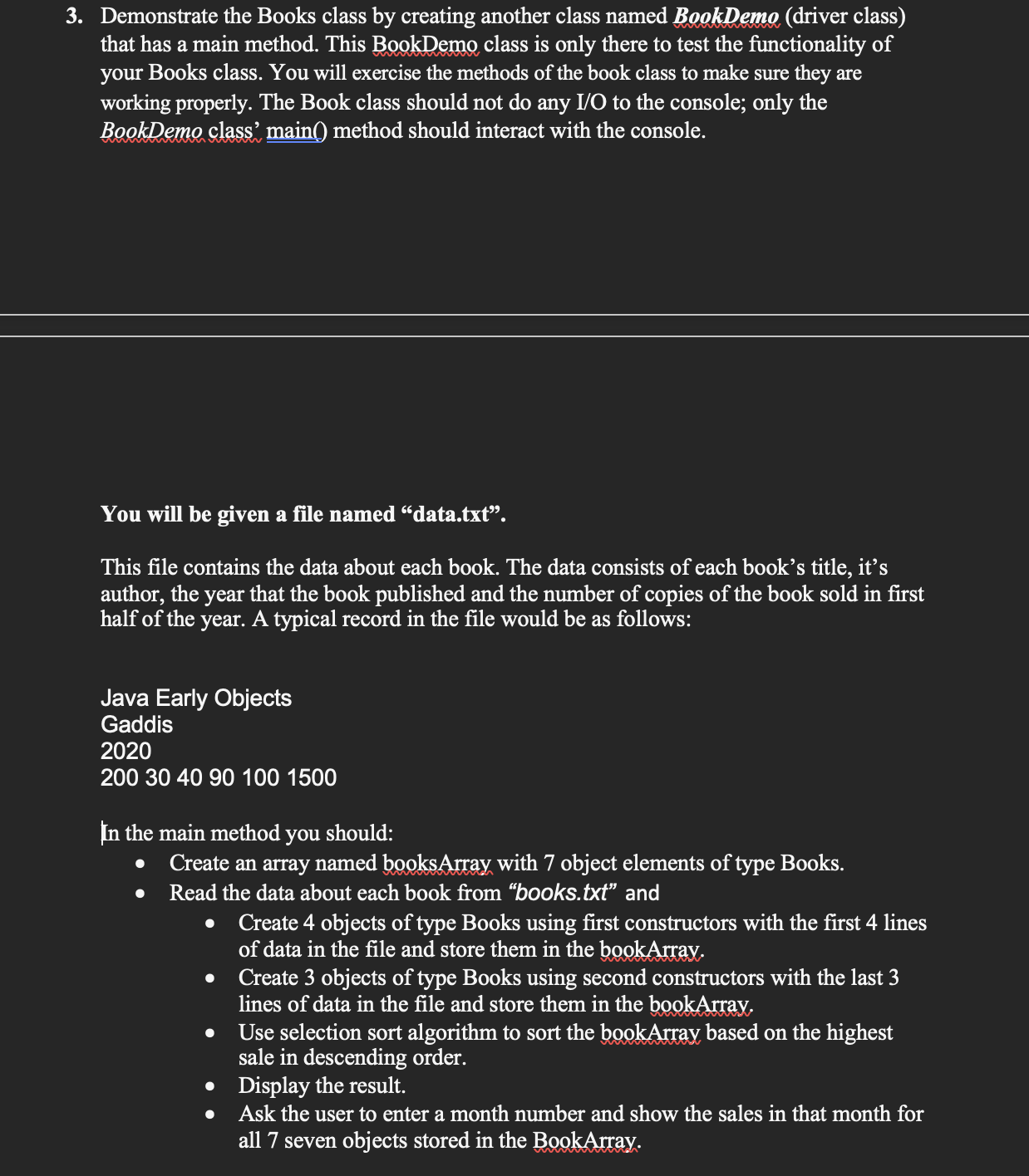 Solved Java Early Objects Gaddis 2004 Alice's Adventures in | Chegg.com