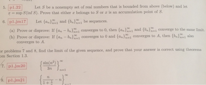 Solved Let S be a nonempty set of real numbers that is | Chegg.com
