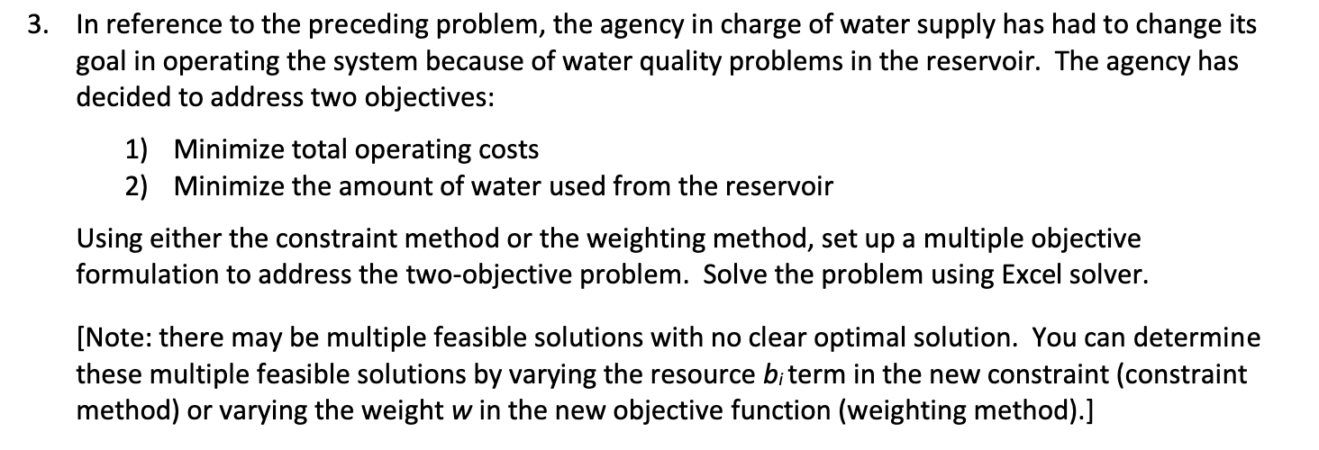 Solved In reference to the preceding problem, the agency in | Chegg.com
