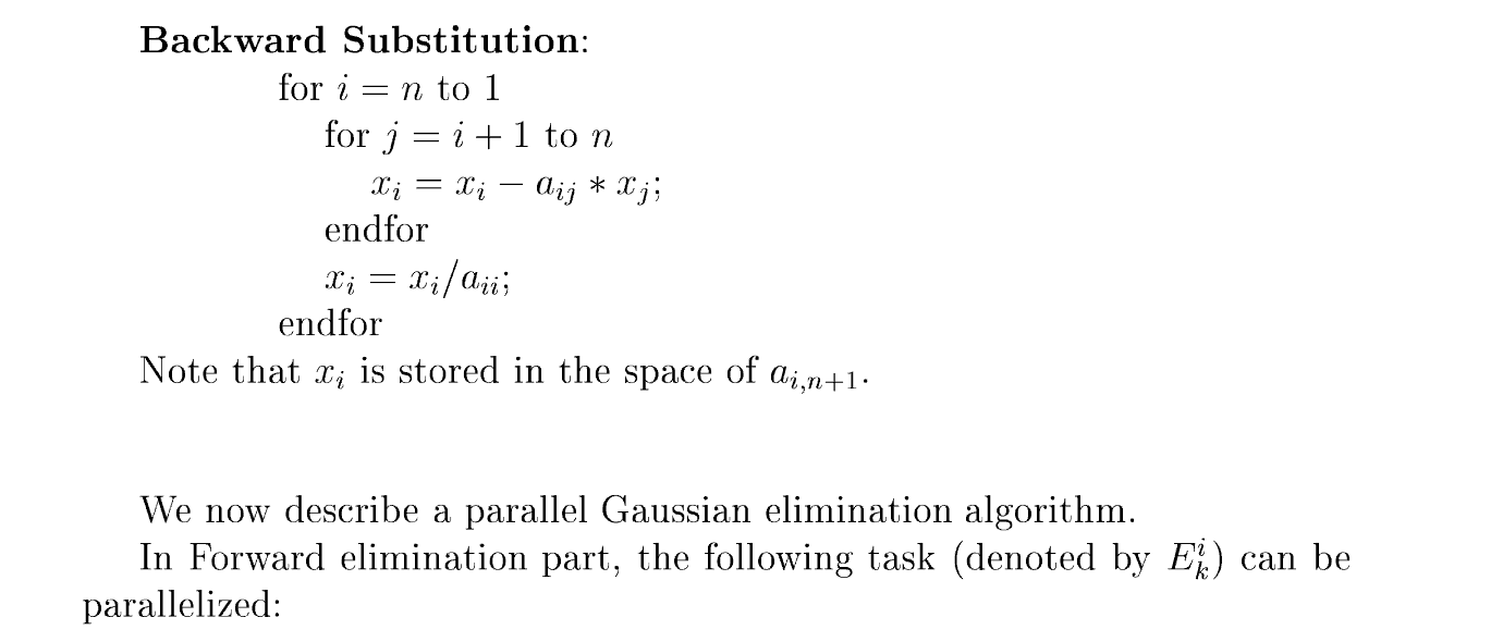 Solved Analyze the time complexity of the Gaussian | Chegg.com
