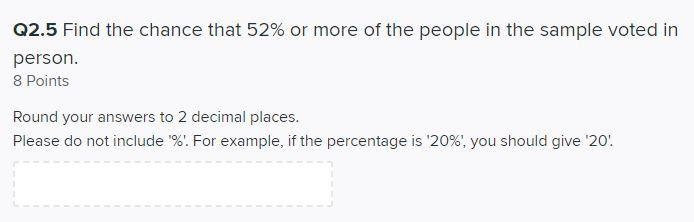 Solved Q2 3 Ways to Vote 44 Points In a certain town, there | Chegg.com