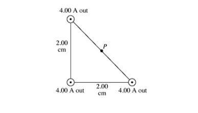 Solved Q1) Three very long, straight, parallel wires each | Chegg.com
