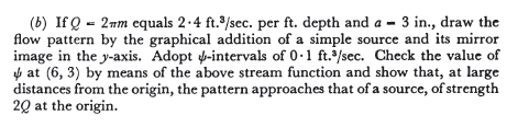 Solved (6) If Q - 27m equals 2-4 ft./sec. per ft. depth and | Chegg.com
