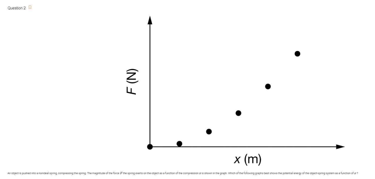 Solved Question 2 F N X M An Object Is Pushed Into A 
