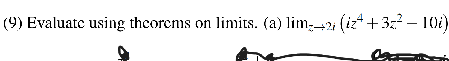 Solved (9) ﻿Evaluate using theorems on | Chegg.com