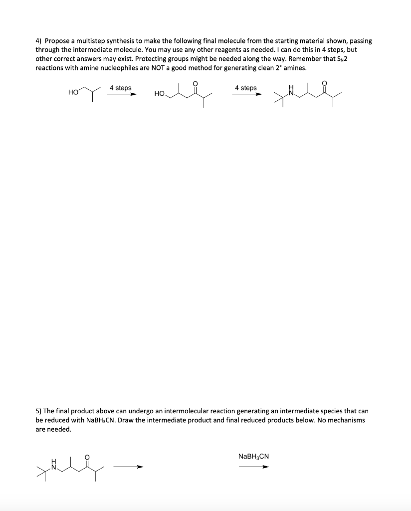 Solved 4a Propose a multistep synthesis to make the | Chegg.com