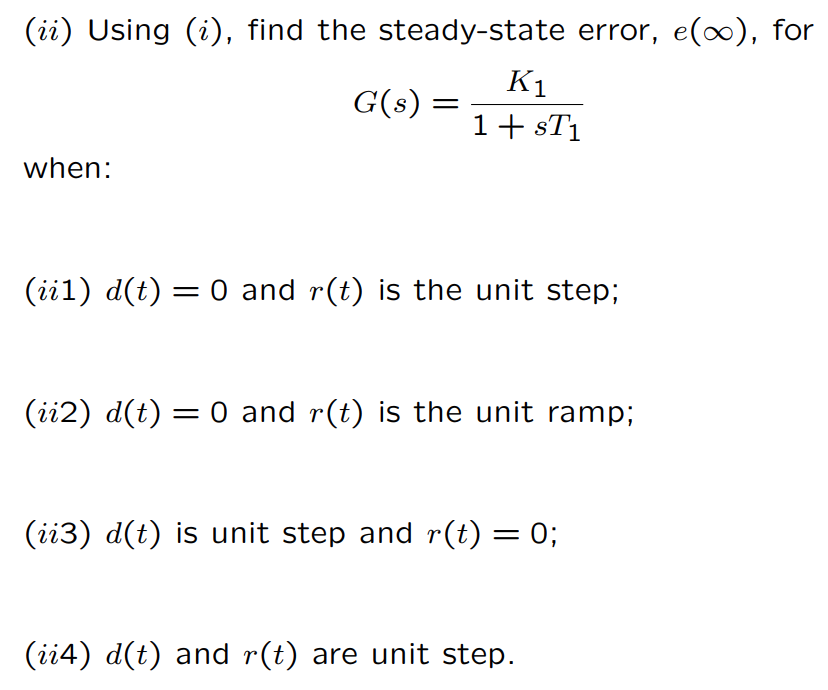 Solved The system shown uses a PI compensator Gc(s)=KP+sKI | Chegg.com