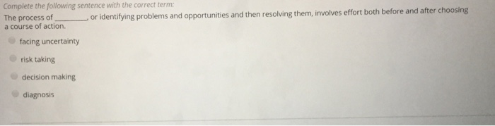 Solved Select the decision style that most closely | Chegg.com