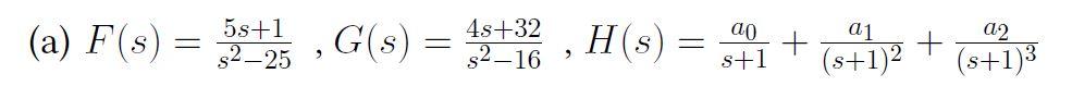 Solved Find the ILT of the following functions indicating | Chegg.com