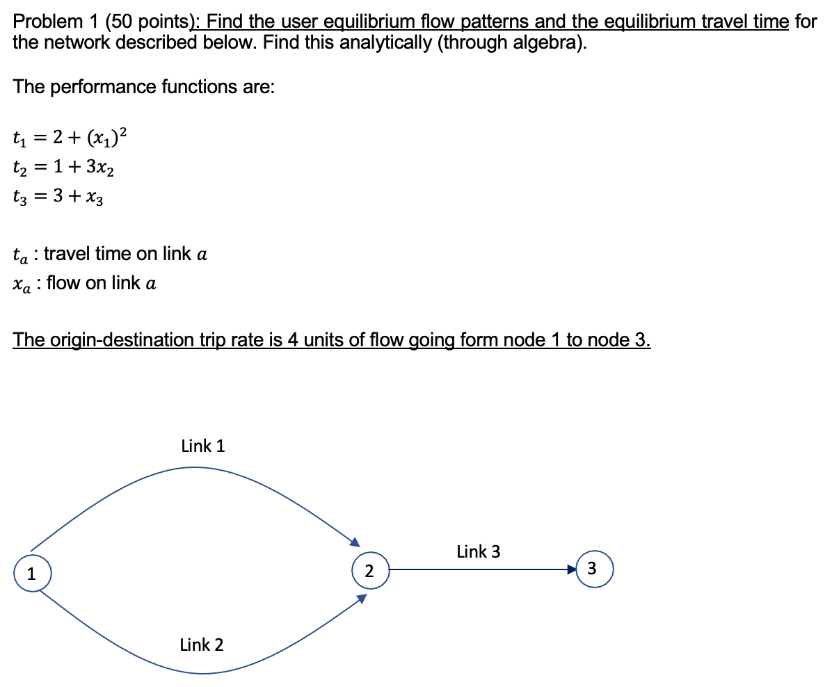 Solved b) Find the flow pattern over the network from | Chegg.com