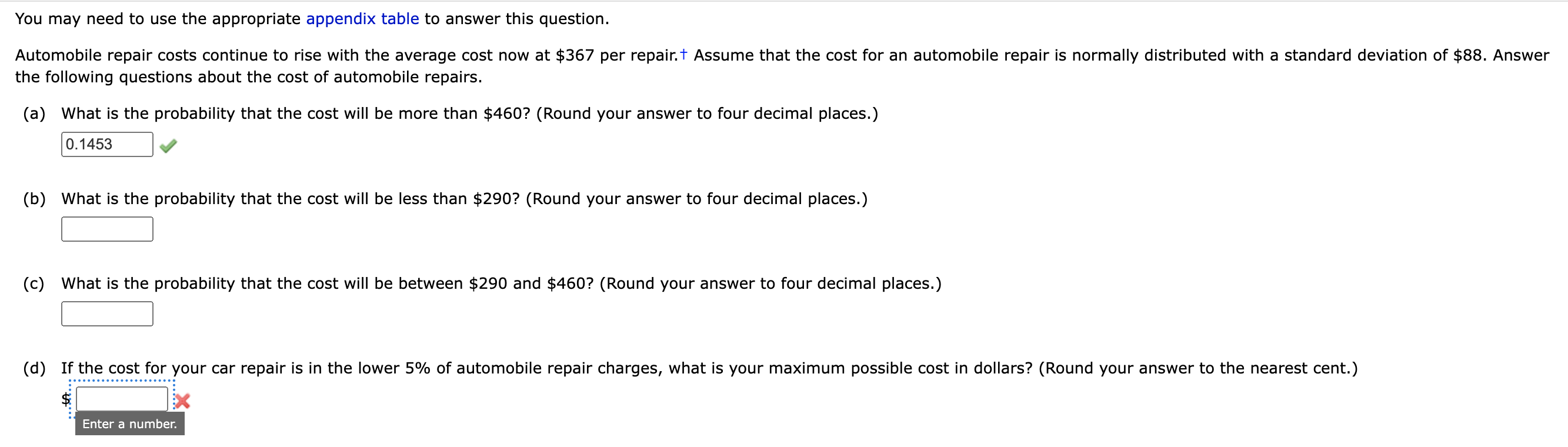 Solved You may need to use the appropriate appendix table to | Chegg.com