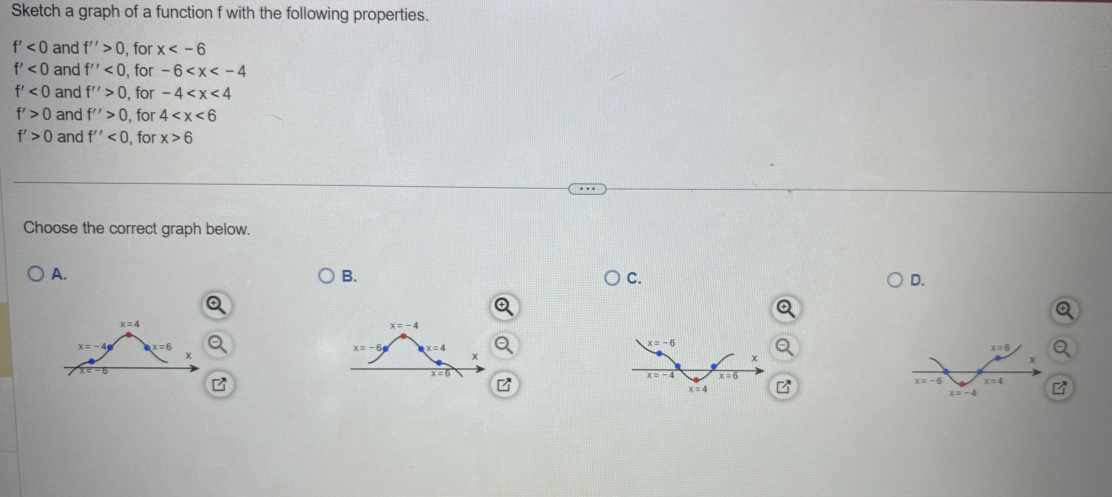 Solved Sketch a graph of a function f with the following | Chegg.com