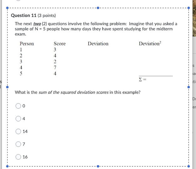 Solved Question 11 (3 points) The next two (2) questions | Chegg.com