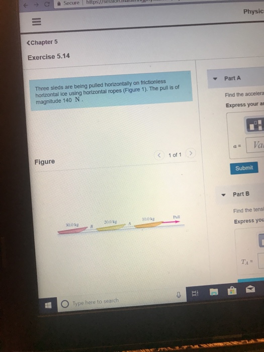Solved (- ? C Secure l https//session.nasiennn Physic | Chegg.com