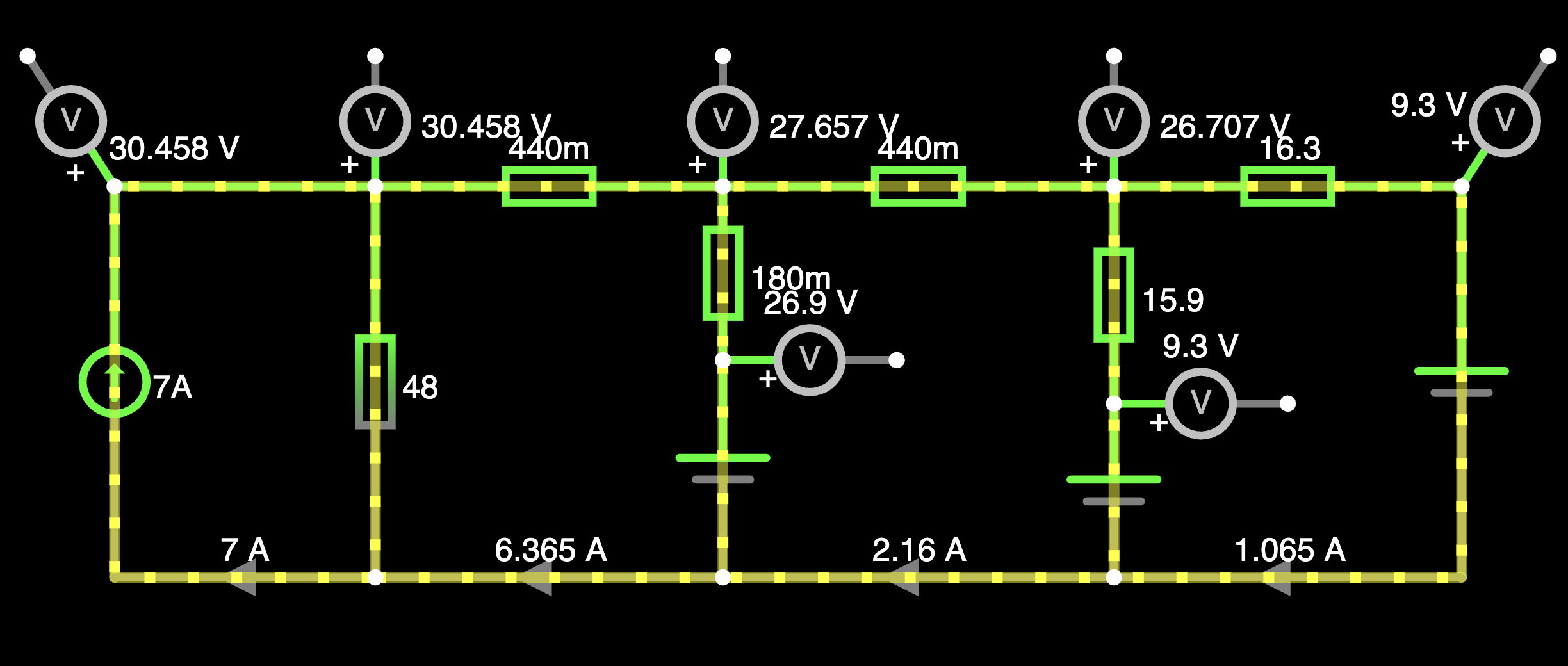 Solved using the annotated circuit diagram, calculate | Chegg.com