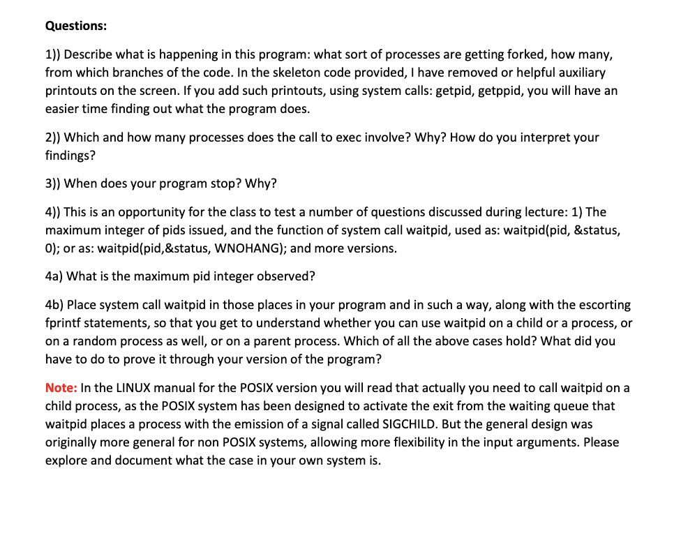 Solved Problem 3: (10 pts) Suppose you run the following | Chegg.com