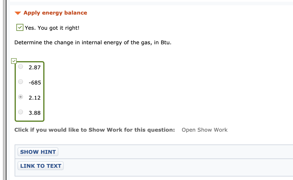 Solved Problem 2.049 Tutorial A gas is contained in a | Chegg.com