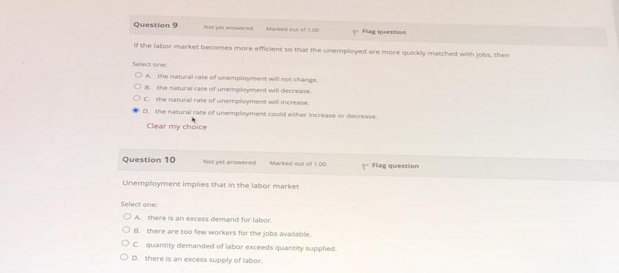 Solved Question 9 Not yet awered Marked out of 10 Flag | Chegg.com