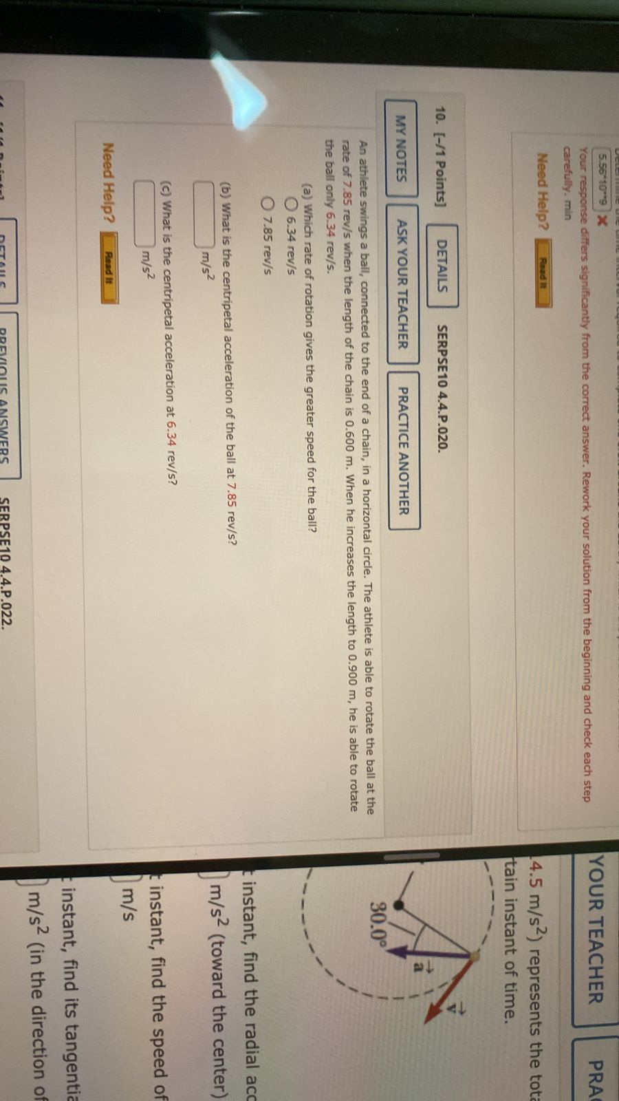 Solved Your response differs significantly from the correct | Chegg.com