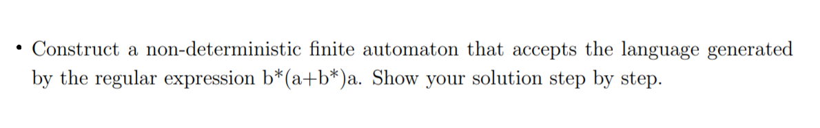 Solved Construct A Non Deterministic Finite Automaton That 6464