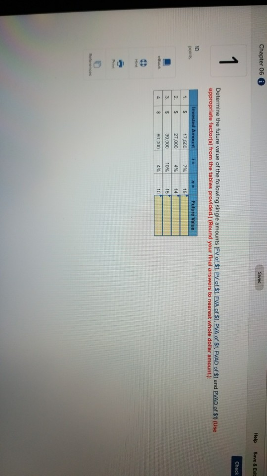 Solved Chapter 06 Saved Help Save & Exit Check 1 Determine | Chegg.com