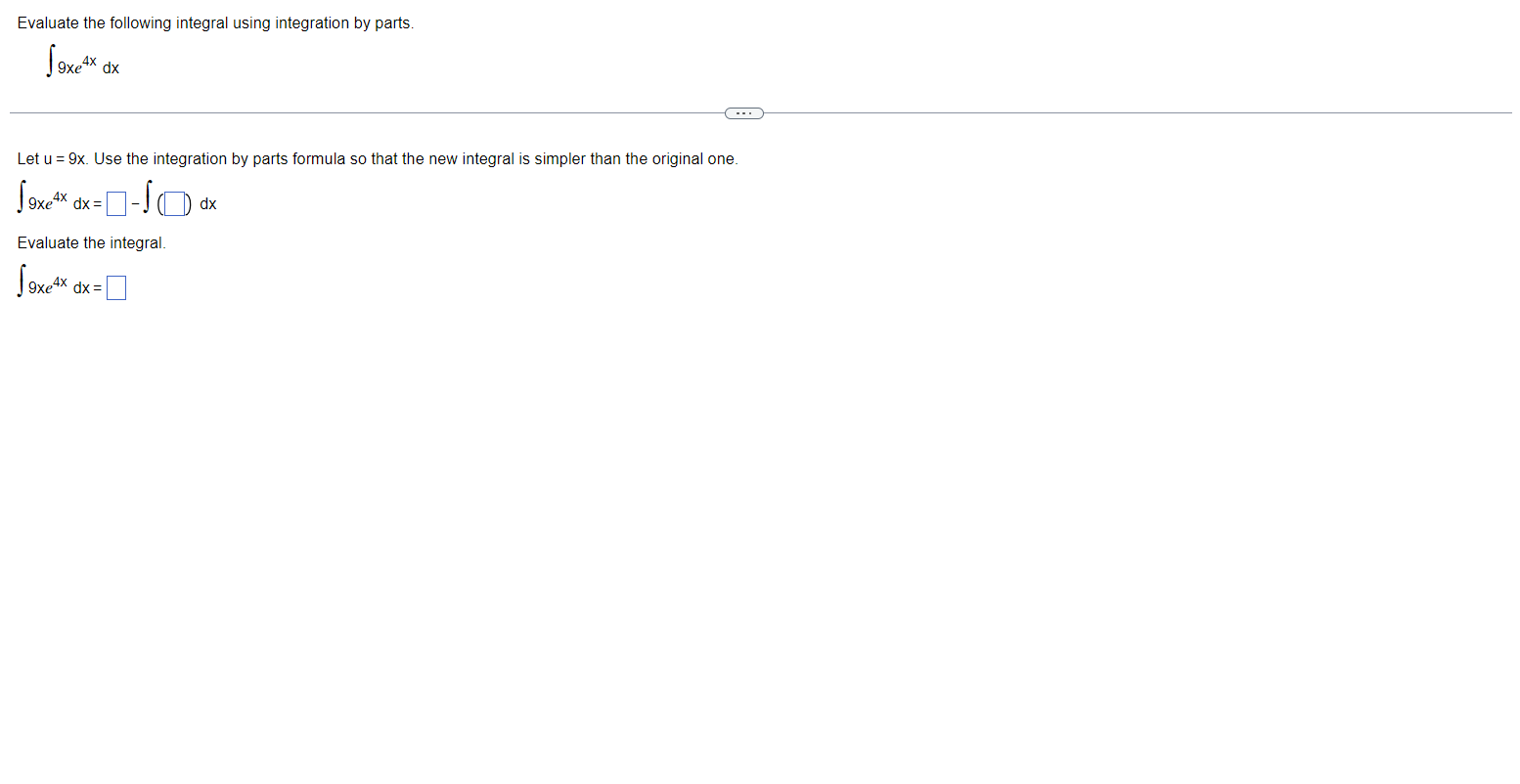 Solved Evaluate the following integral using integration by | Chegg.com