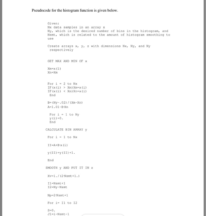 Solved Program Assignment 1 Ee5302 1 Using The Histogram 1375
