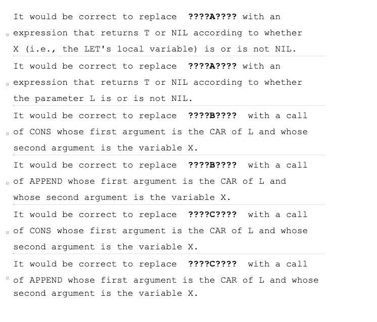 Question 7 Consider The Following Scheme Function