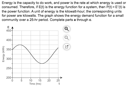 Solved Energy is the capacity to do work, and power is the | Chegg.com