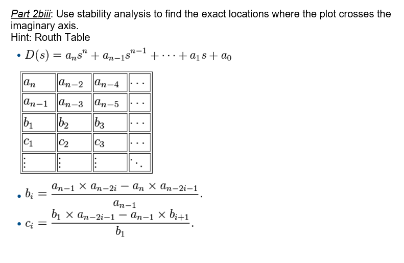 Solved Problem 2b (10 points total): Consider the following | Chegg.com