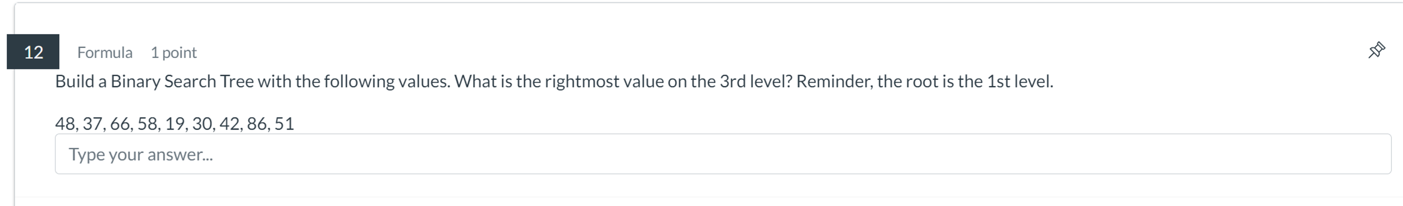Solved Build a Binary Search Tree with the following values. | Chegg.com
